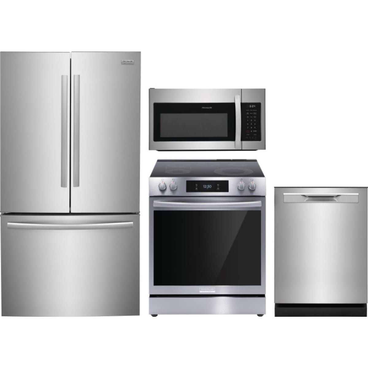 Frigidaire 4-Piece Package GRFG2353AF 36 Inch Counter-Depth French Doo ...
