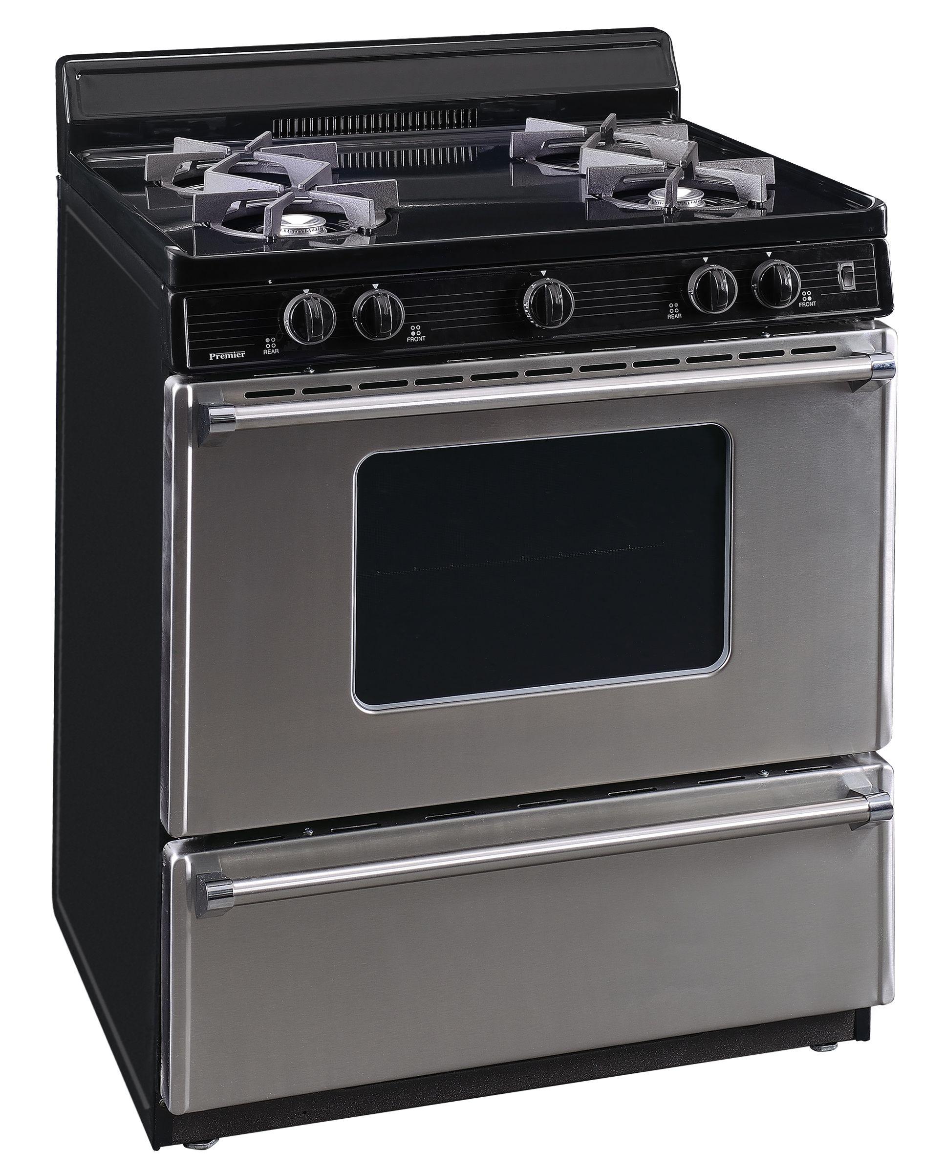 PREMIER SFK600BP 30 in. Freestanding Gas Range in Stainless Steel – KT ...